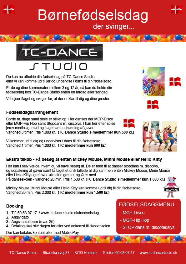 Børnefødselsdag - Dans